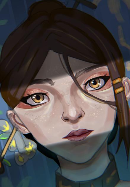 My OC in Arcane style - ibisPaint