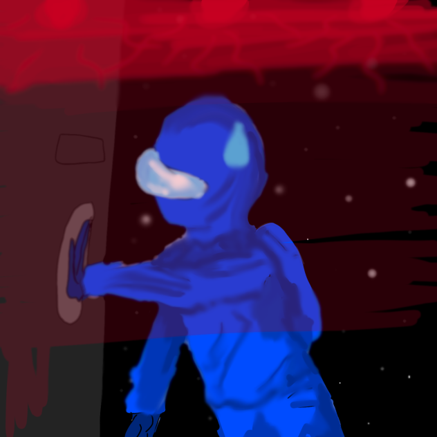 Among us Blues hardship - ibisPaint