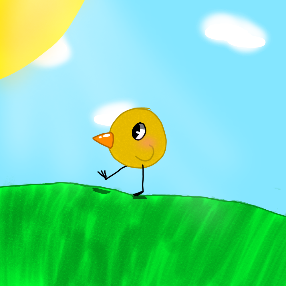 The little chick - ibisPaint