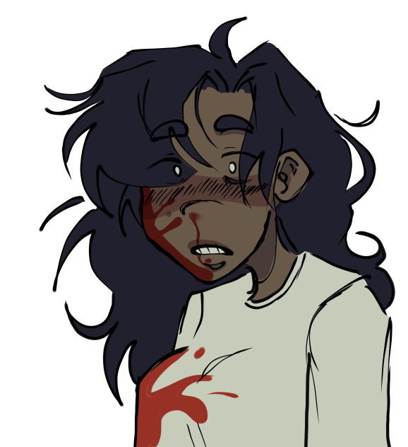 crazy nosebleed nothing much.. yeah.. - ibisPaint