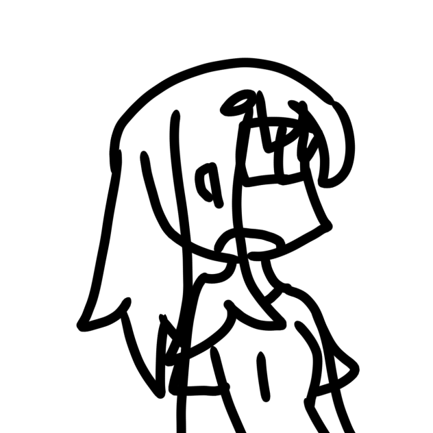 Side face character💀 - ibisPaint