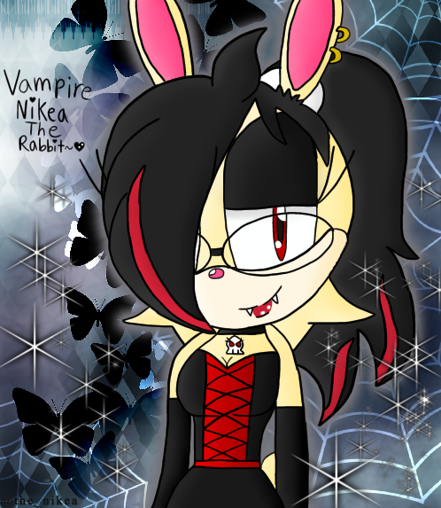 Me as a Vampire Rabbit - ibisPaint
