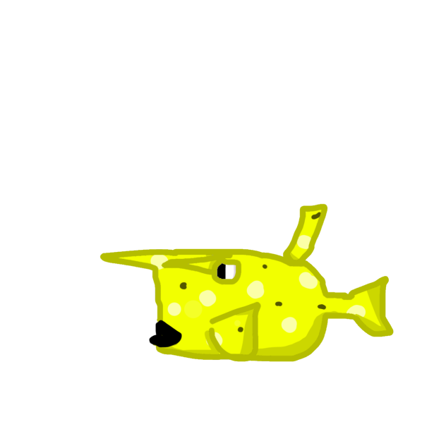 Longhorn cowfish - ibisPaint