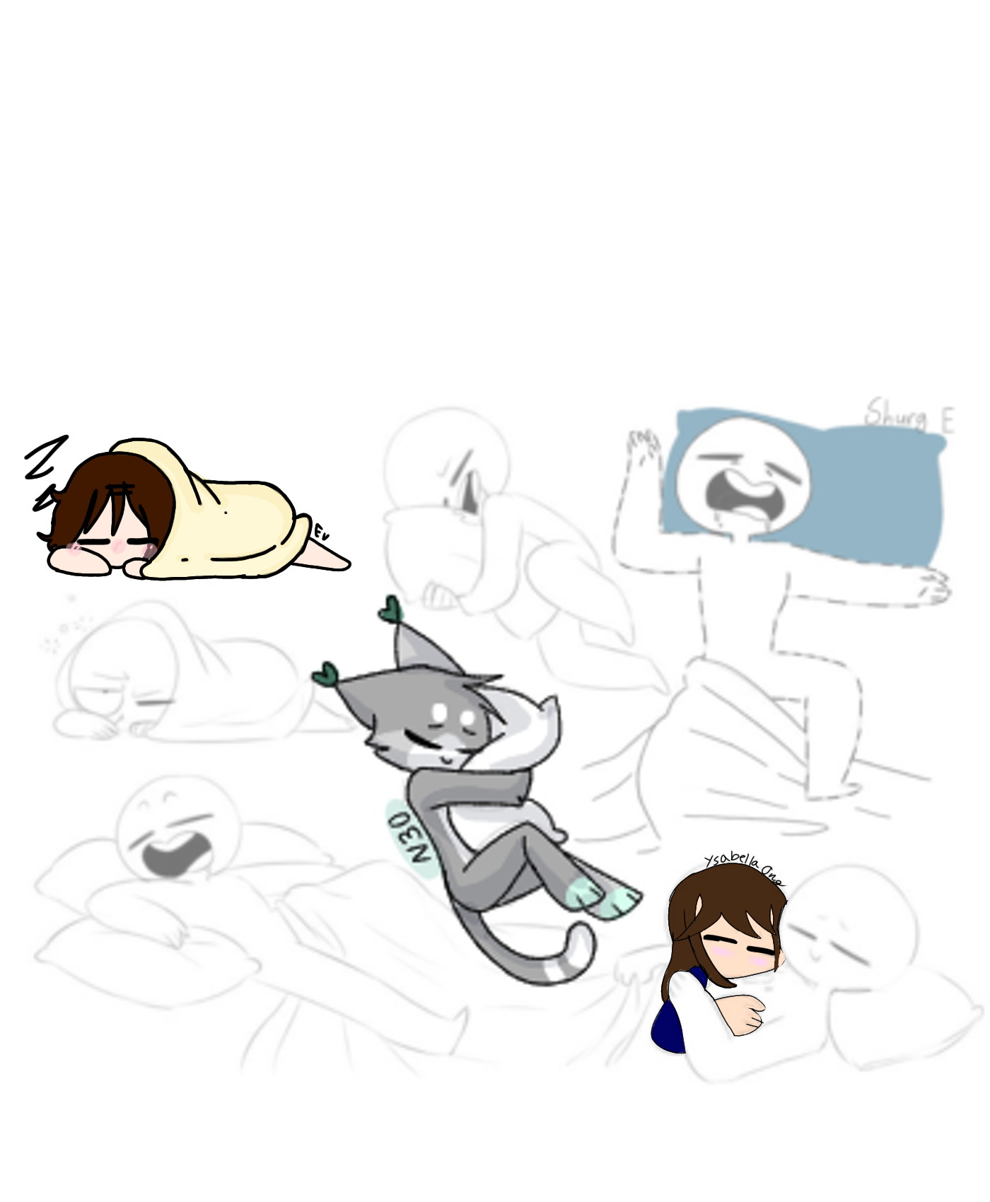 cuddles! - ibisPaint