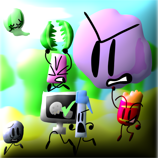 if everyone ganged on gb and tb bfdi - ibisPaint