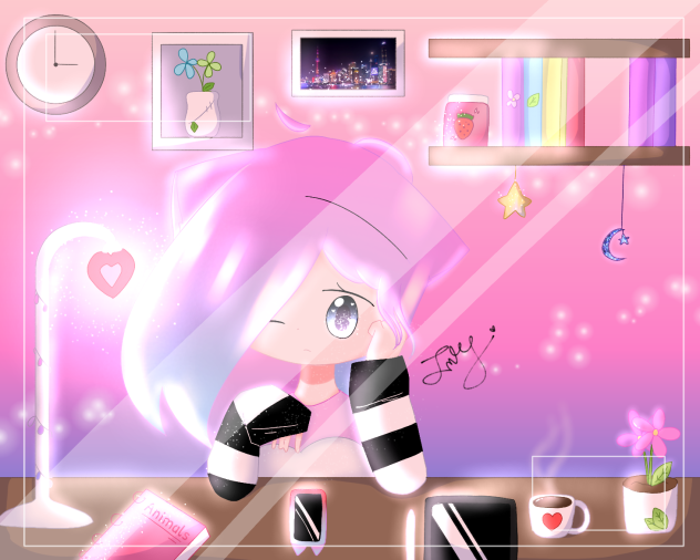 Inky Gacha's office - ibisPaint