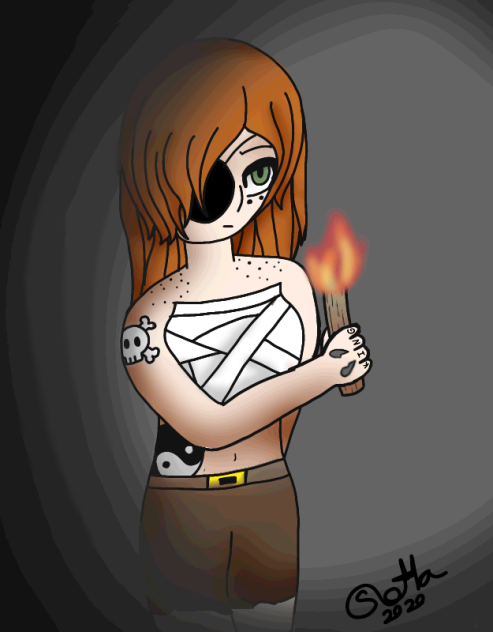 Flaming Torch - ibisPaint
