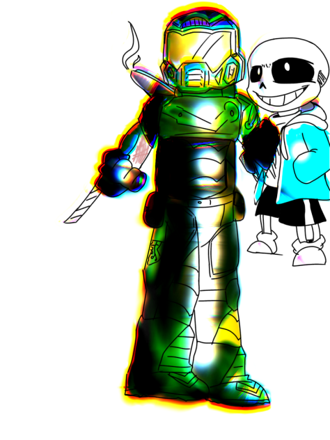 doom x undertale - ibisPaint