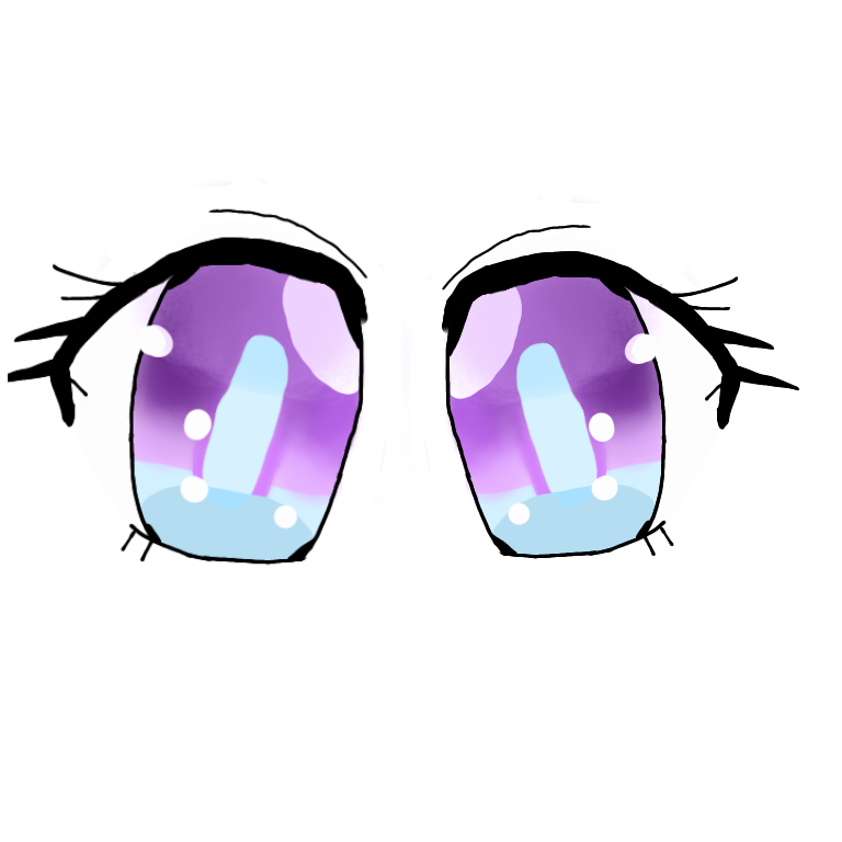 Big purple anime eye - ibisPaint