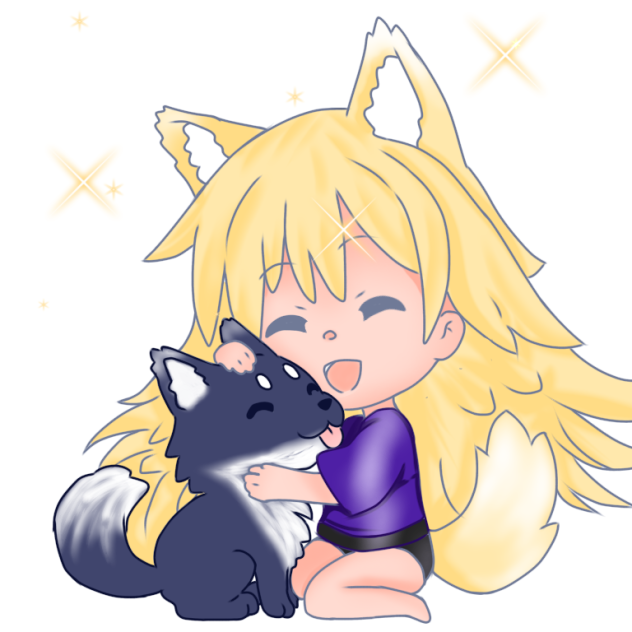 wolf meets wolf - ibisPaint