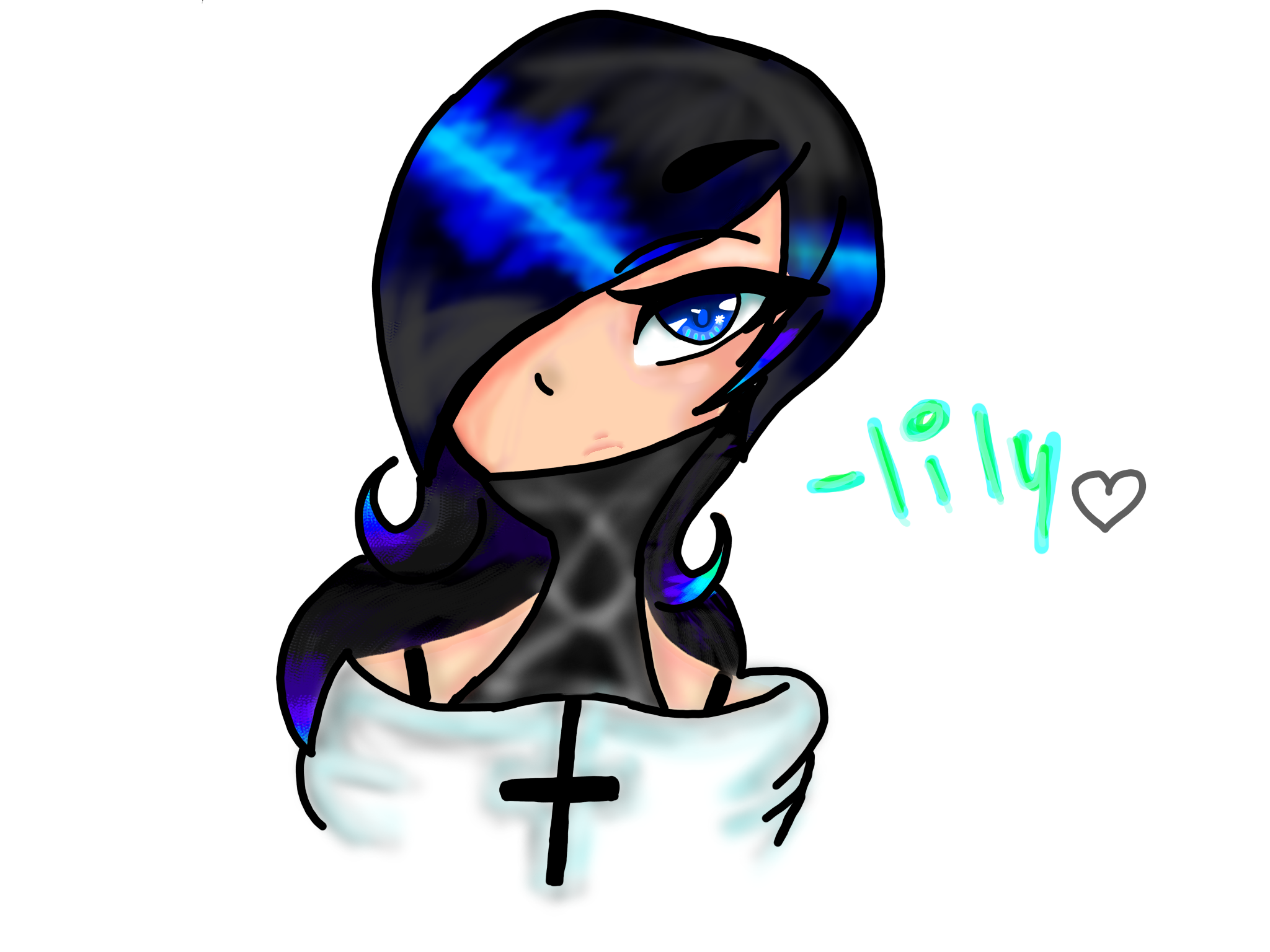 Zane as a girl speed paint - ibisPaint