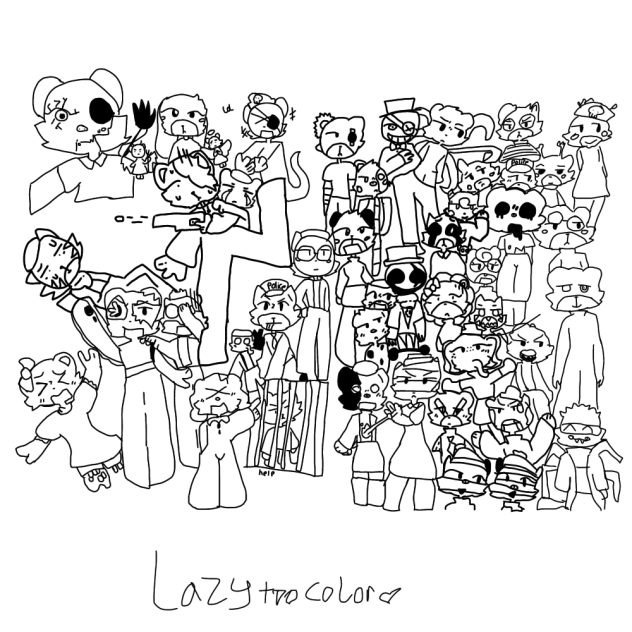 Lazy too color💙 - ibisPaint