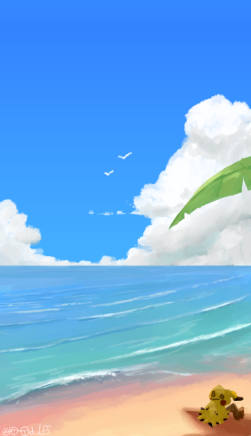alolan beach - ibisPaint
