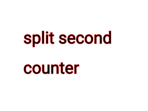 split second counter - ibisPaint