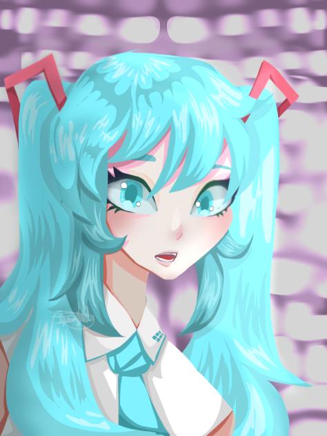 miku lasso art - ibisPaint