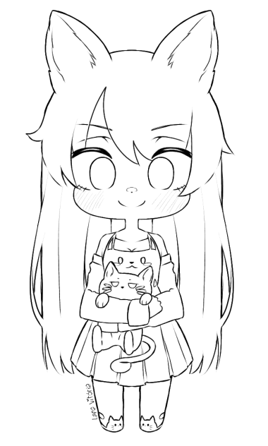 Mahina-chibi neko😸 ️2 - ibisPaint