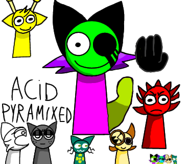 acid sprunki pyramixed - ibisPaint