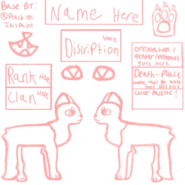 Free warrior cat oc base! - ibisPaint