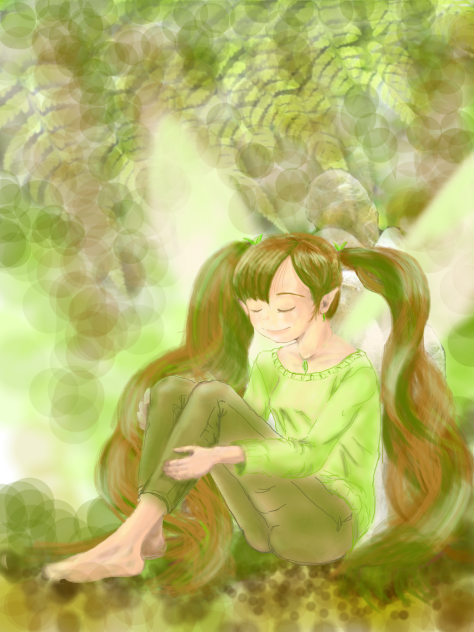 Fern the Green Fairy - ibisPaint