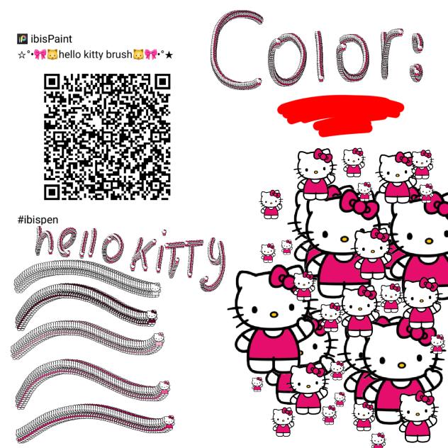 🎀🐱hello kitty brush🐱🎀 - ibisPaint