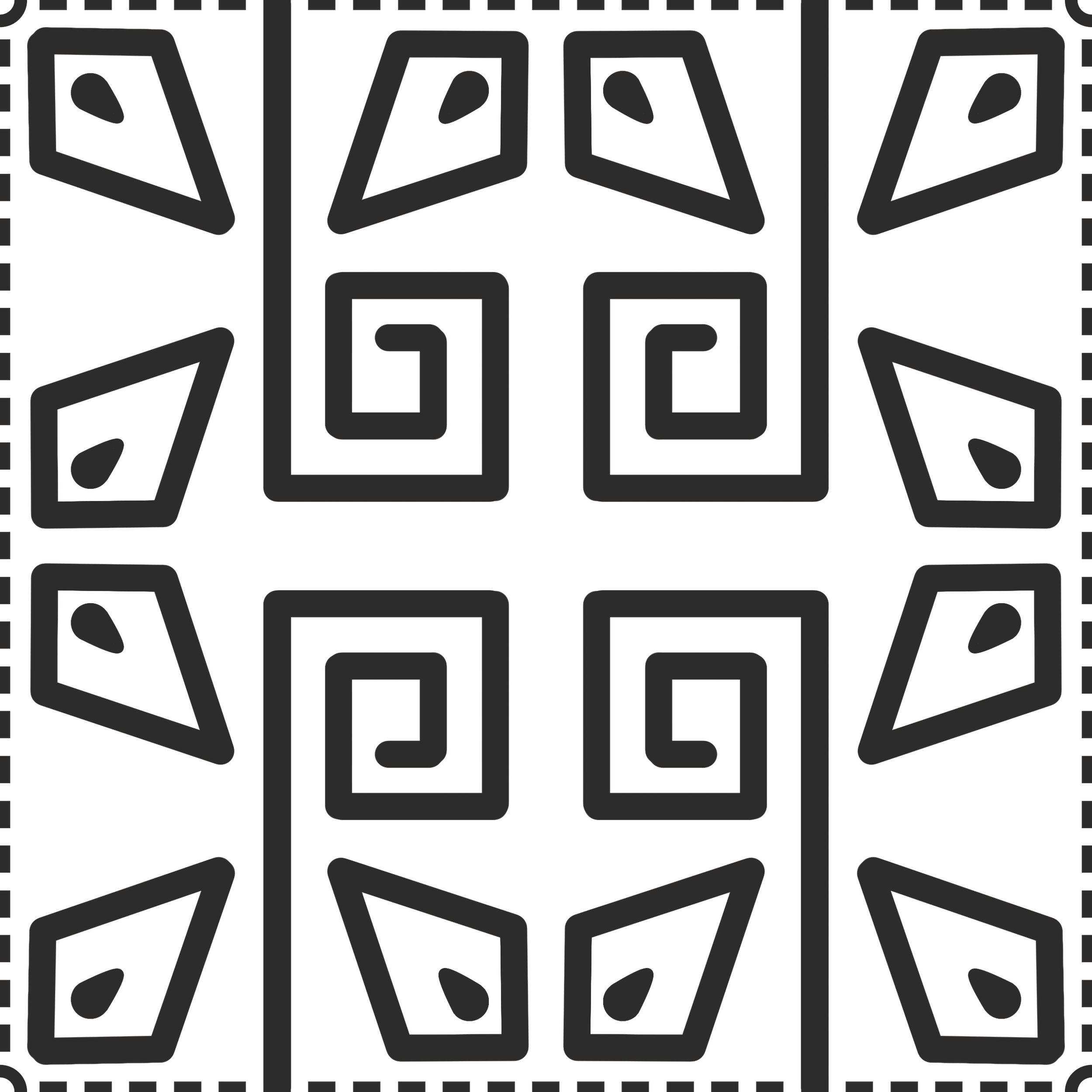 Songket Pattern Line - ibisPaint