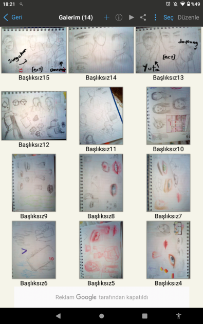 My real sketchbook pages in one galery ♡ - ibisPaint