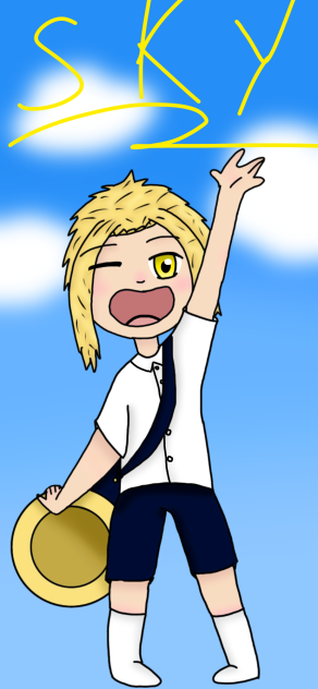 Sky - school uniform - ibisPaint