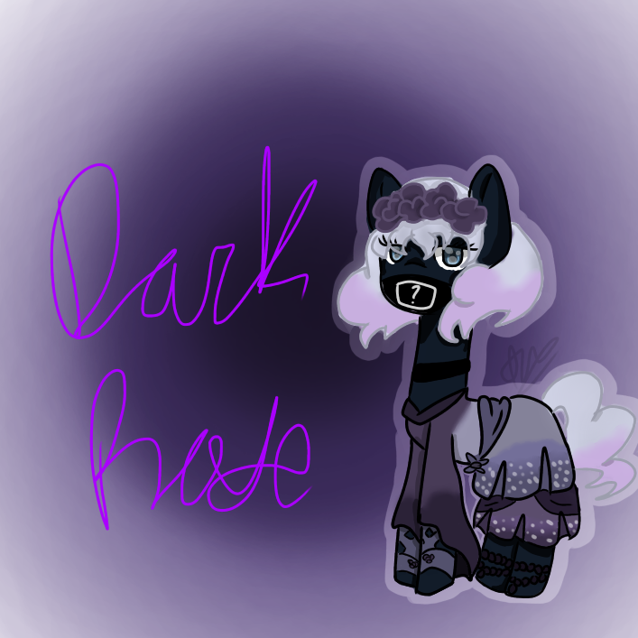 Dark Rose OC Speedpaint - ibisPaint