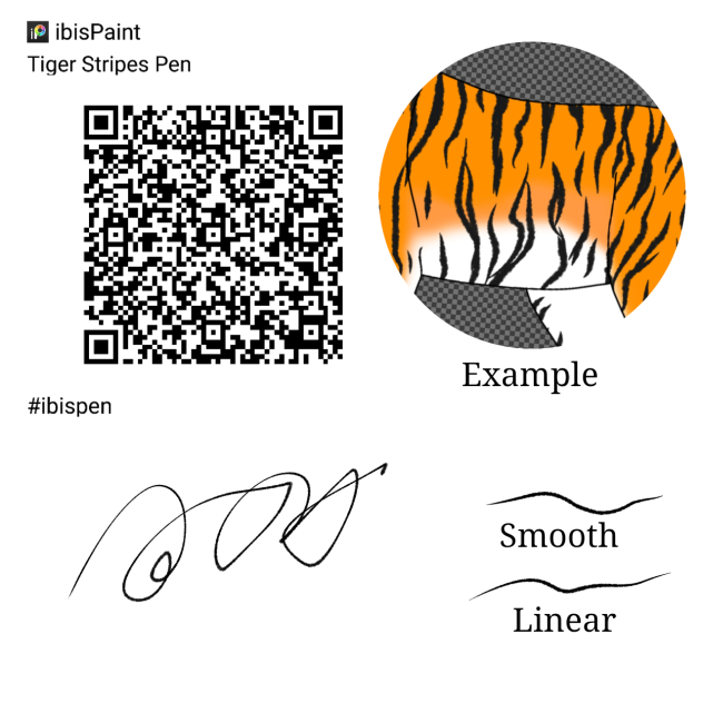 Tiger Stripes Pen - ibisPaint