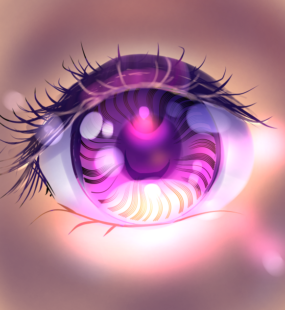 Glowing Eye - ibisPaint