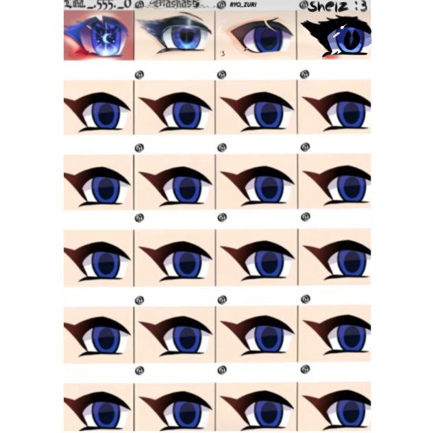 eye edit collab - ibisPaint