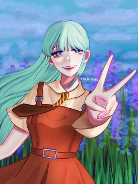 Lavender garden - ibisPaint