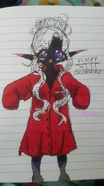 violet in victors shirt oh no! - ibisPaint
