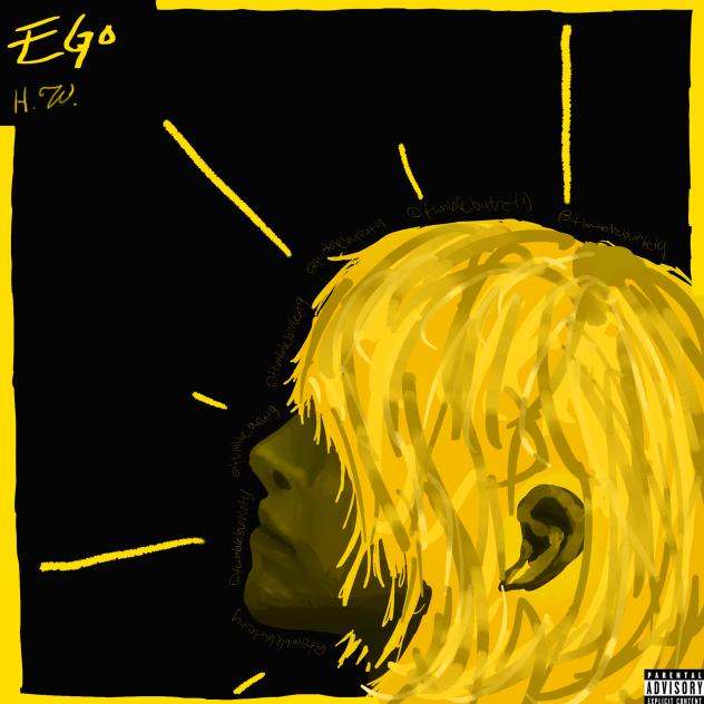 Ego album cover design - ibisPaint