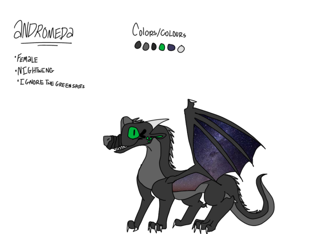 Andromeda! Ref sheet! - ibisPaint
