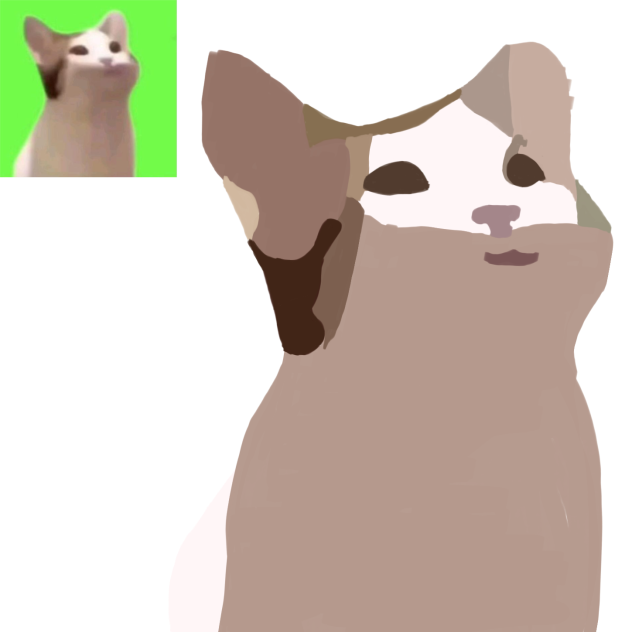 поп кет (pop cat) - ibisPaint