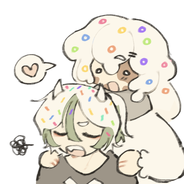 froot loop and spinkle love these lesbos - ibisPaint