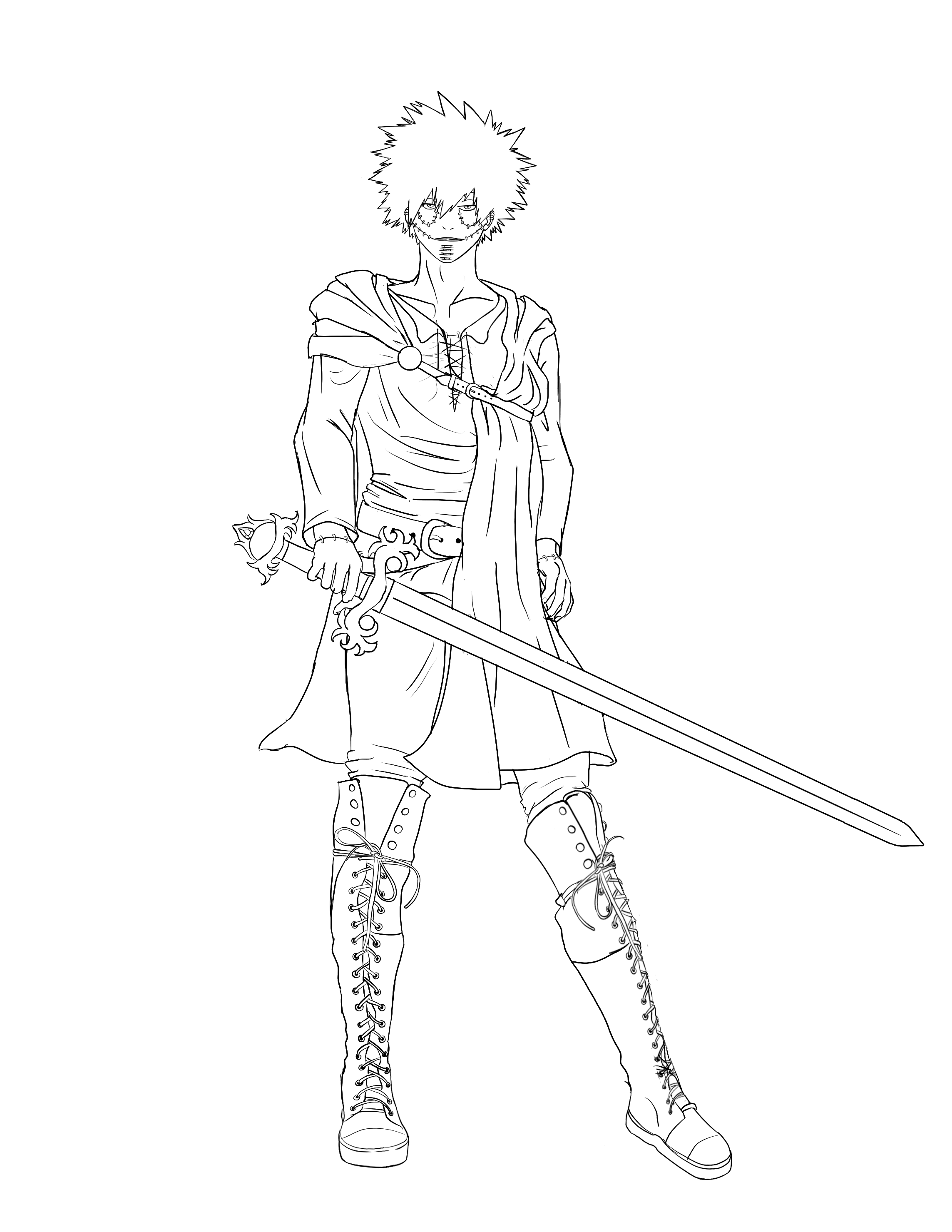 Medieval Dabi Coloring Page - ibisPaint