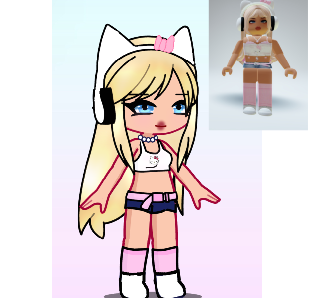 Roblox and gl2 - ibisPaint