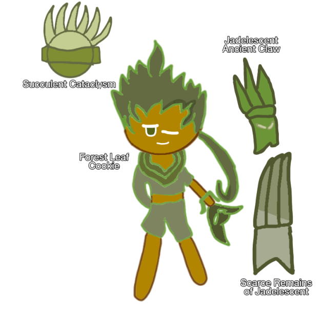 Forest Leaf Cookie - ibisPaint