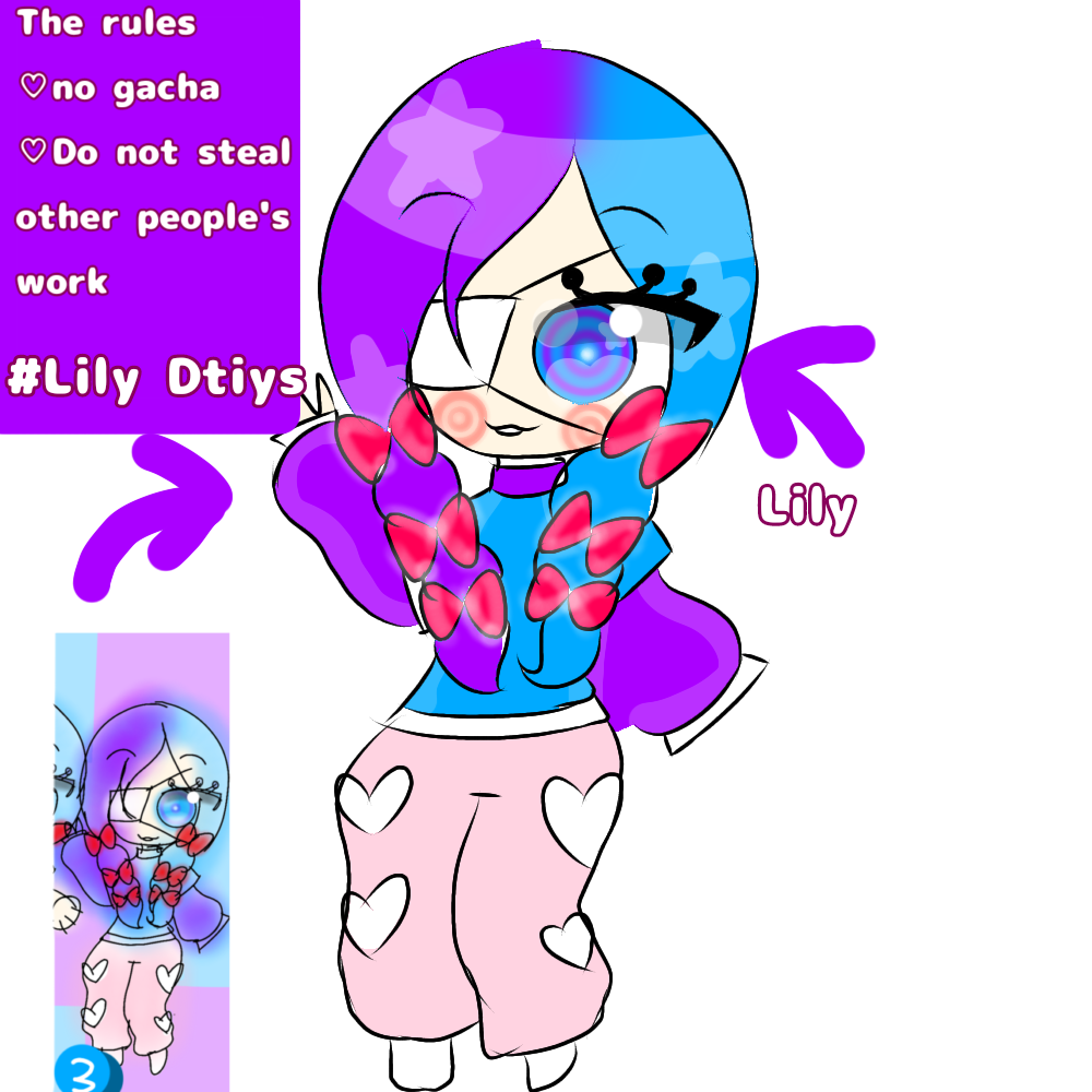 New oc Dtiys♕ (her name is lily) ♡ - ibisPaint