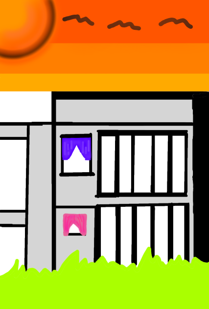 Noon at the hotel - ibisPaint