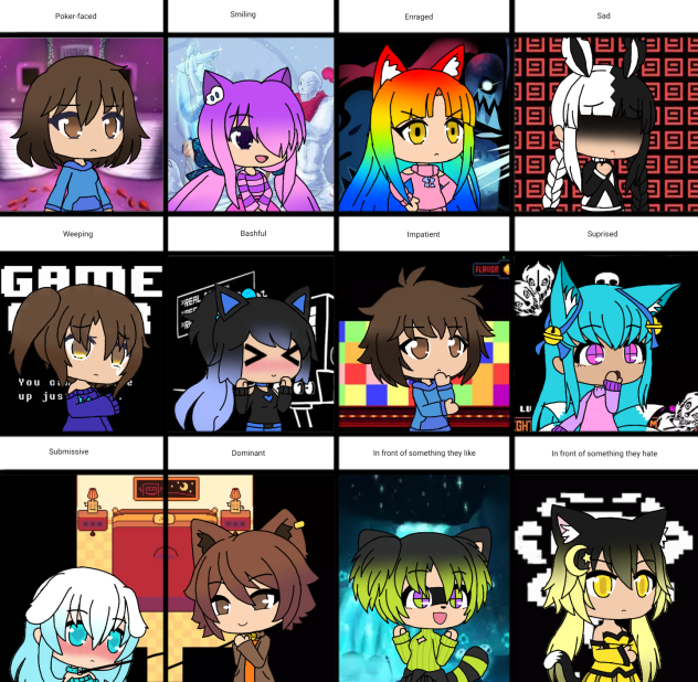 Emotions with Gacha Life (XD) - ibisPaint
