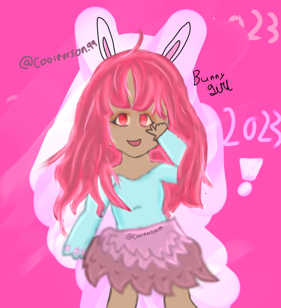 2023 rabbit girl - ibisPaint