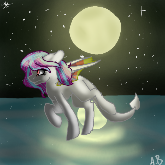 alone in the night - ibisPaint