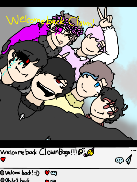Welcome Back Clown - ibisPaint