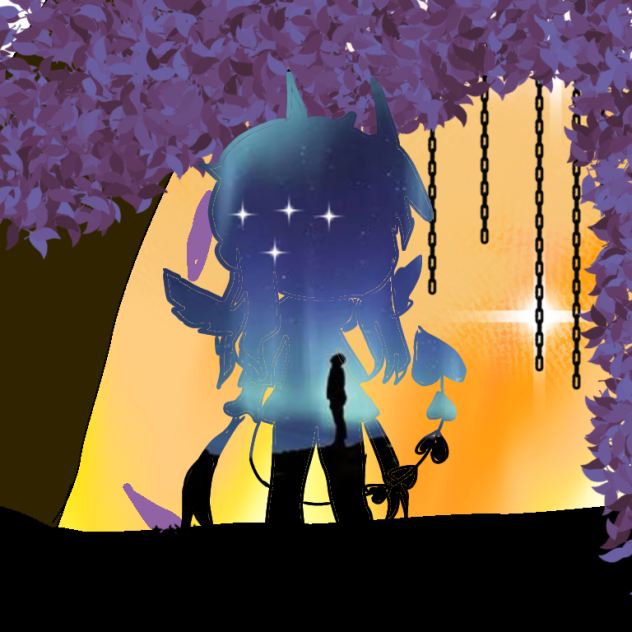 evening,star light moon - ibisPaint