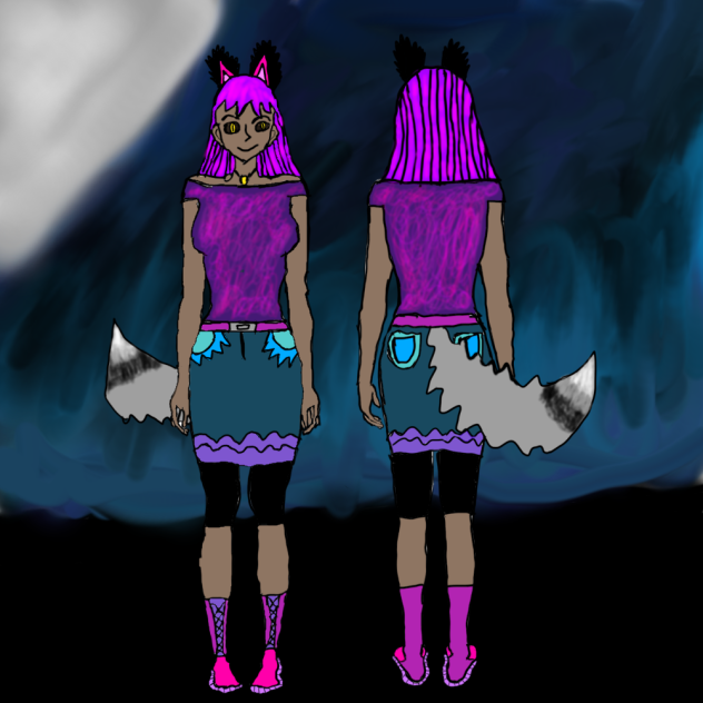 Monster high Luna wolf - ibisPaint
