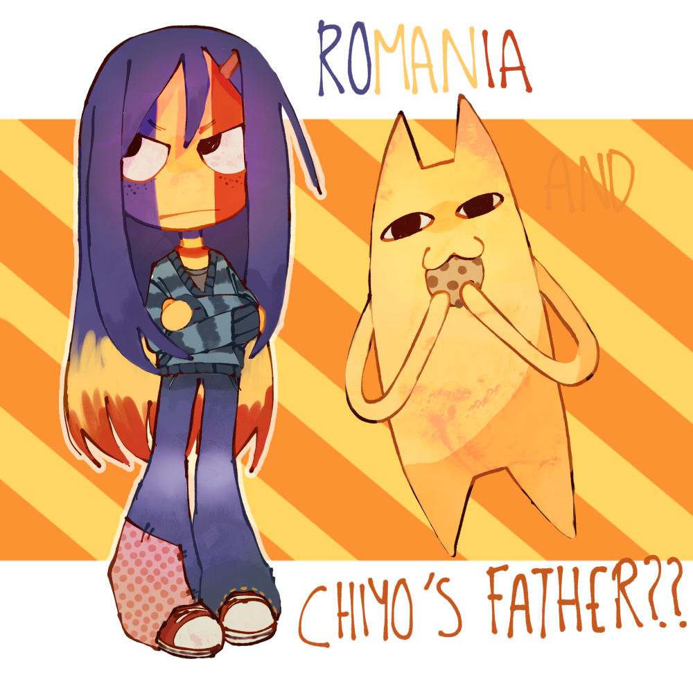 Romania and the chiyo’s father - ibisPaint