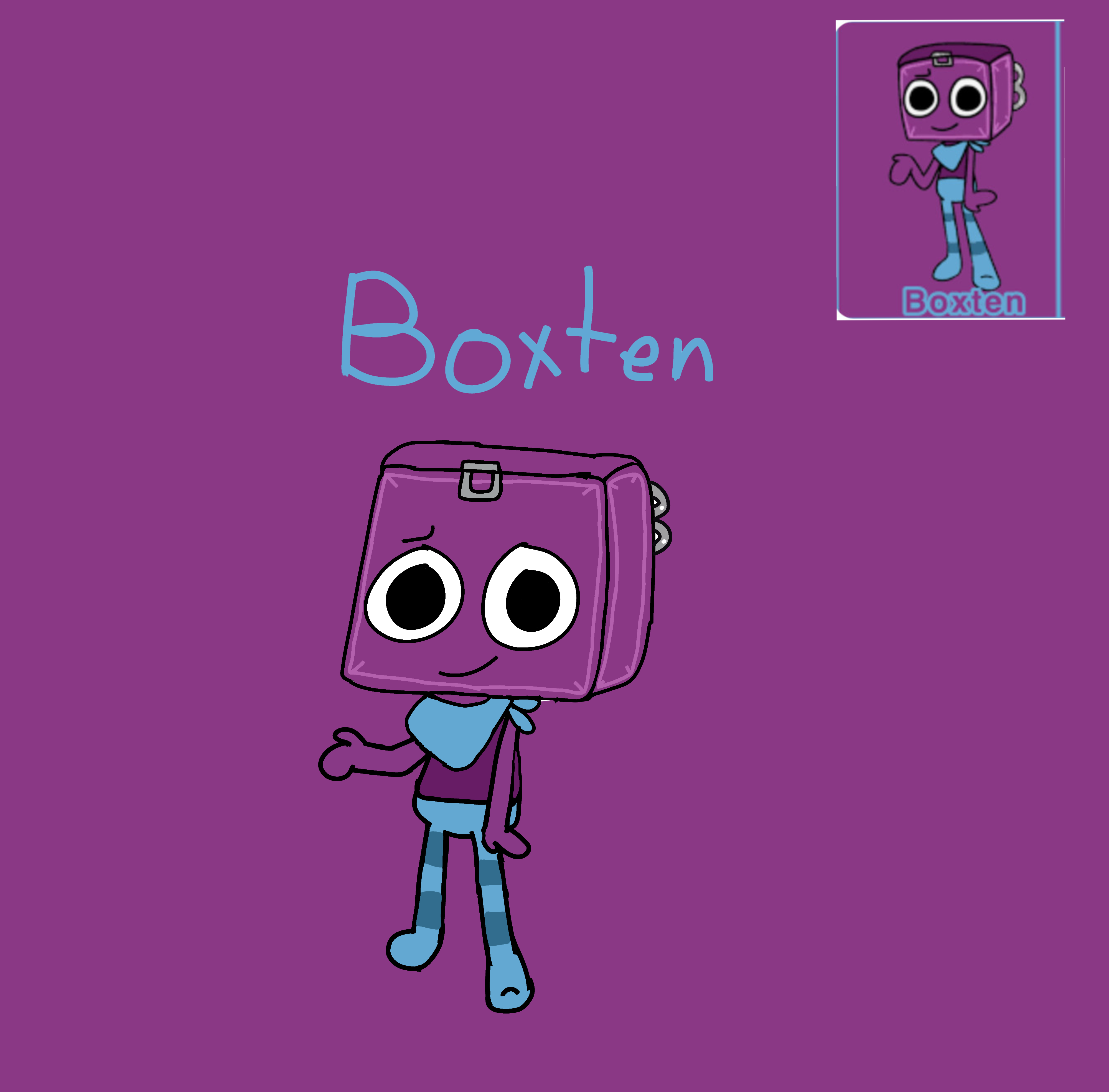 I drawed boxten in dandy’s world - ibisPaint